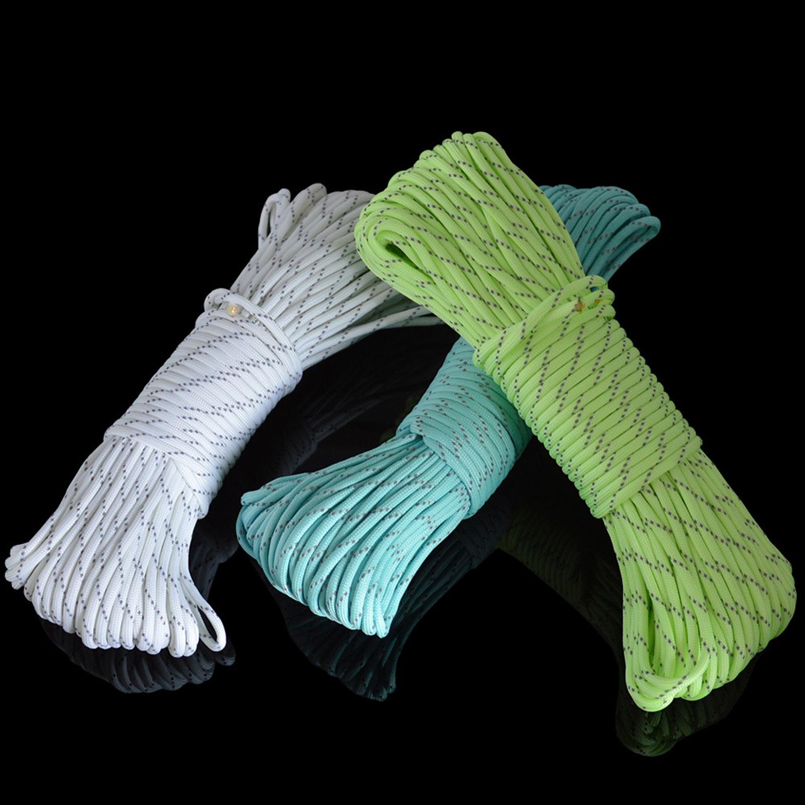 Outdoor Luminous Rope 101 ft Binding Pull Rope Camping Rope Accessories ...