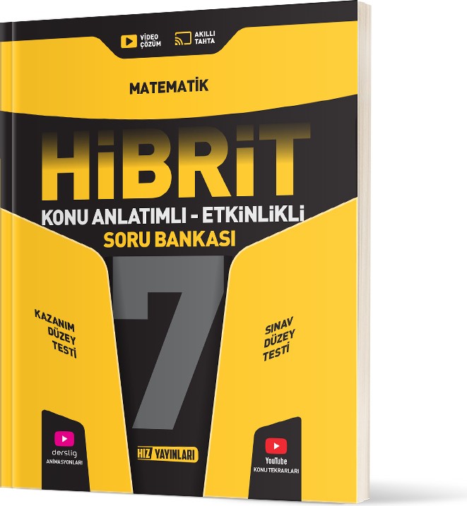 Hız Publications 7th Grade Hybrid Mathematics Question Bank ...
