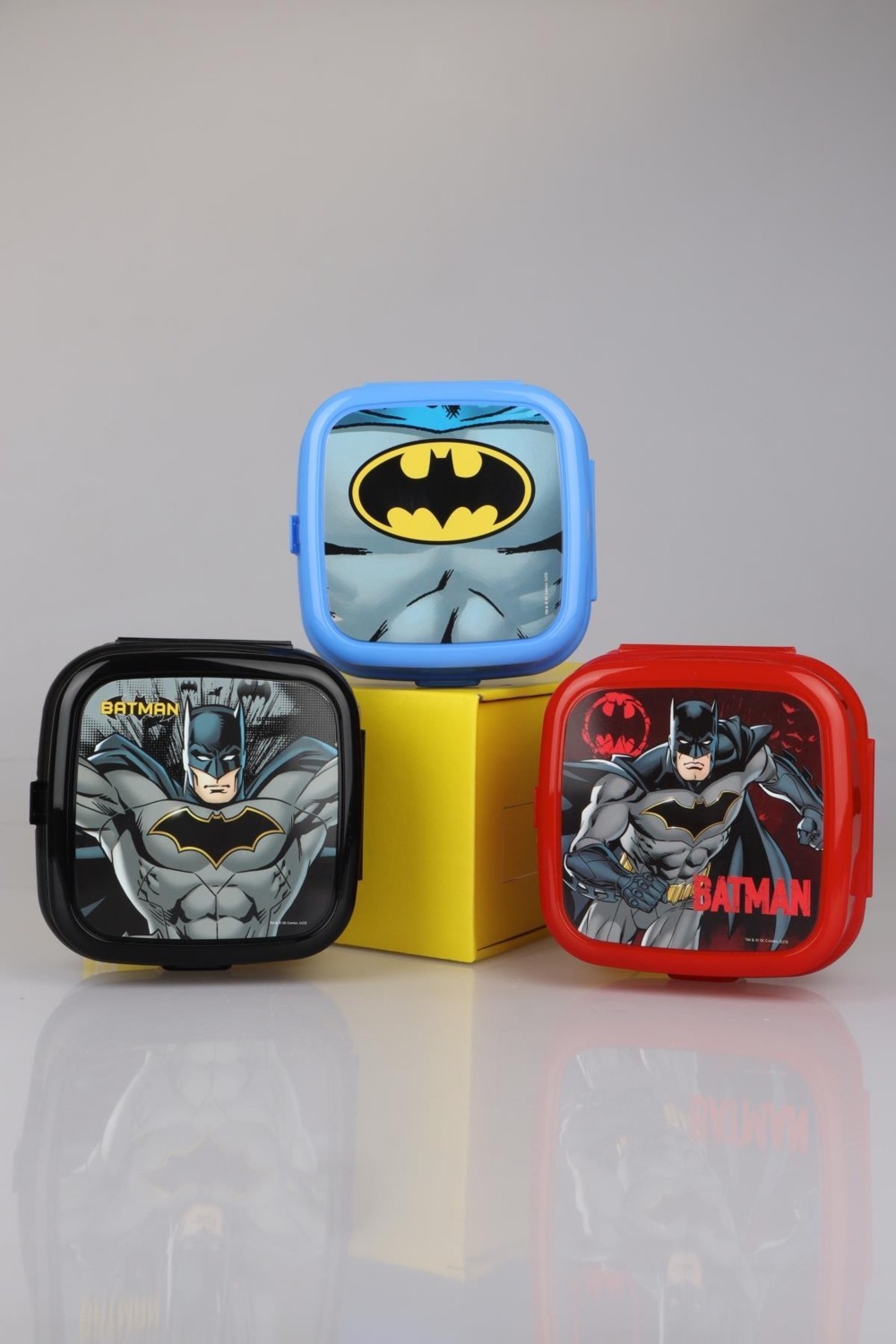 Batman Licensed Batman Meal Set Lunch Box, Toothbrush Box and Tritan ...