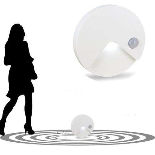 USB Rechargeable PIR Motion Sensor Light Control Night Lamp Wall Light ...