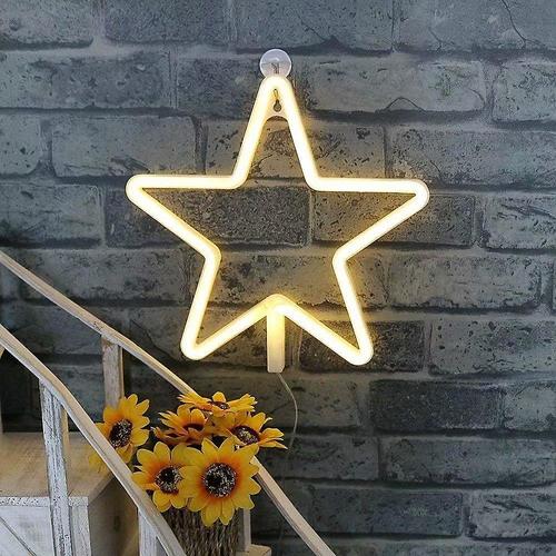 Led Neon Signs Warm Wall Lamp Room Decor Light Up For Children's ...