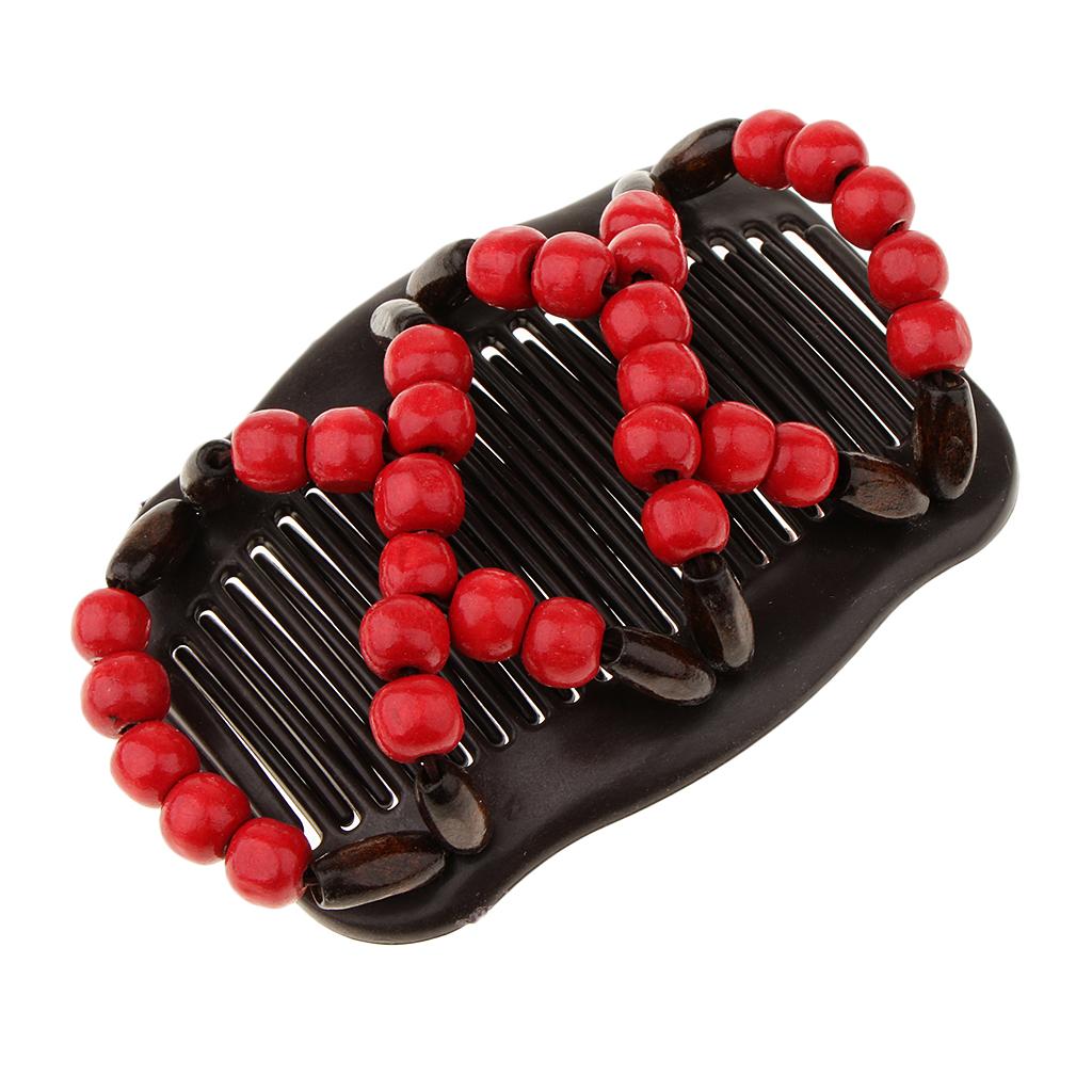 Double Combs Clips Stretchy Womens Hair Accessory Hairstyling Tools ...