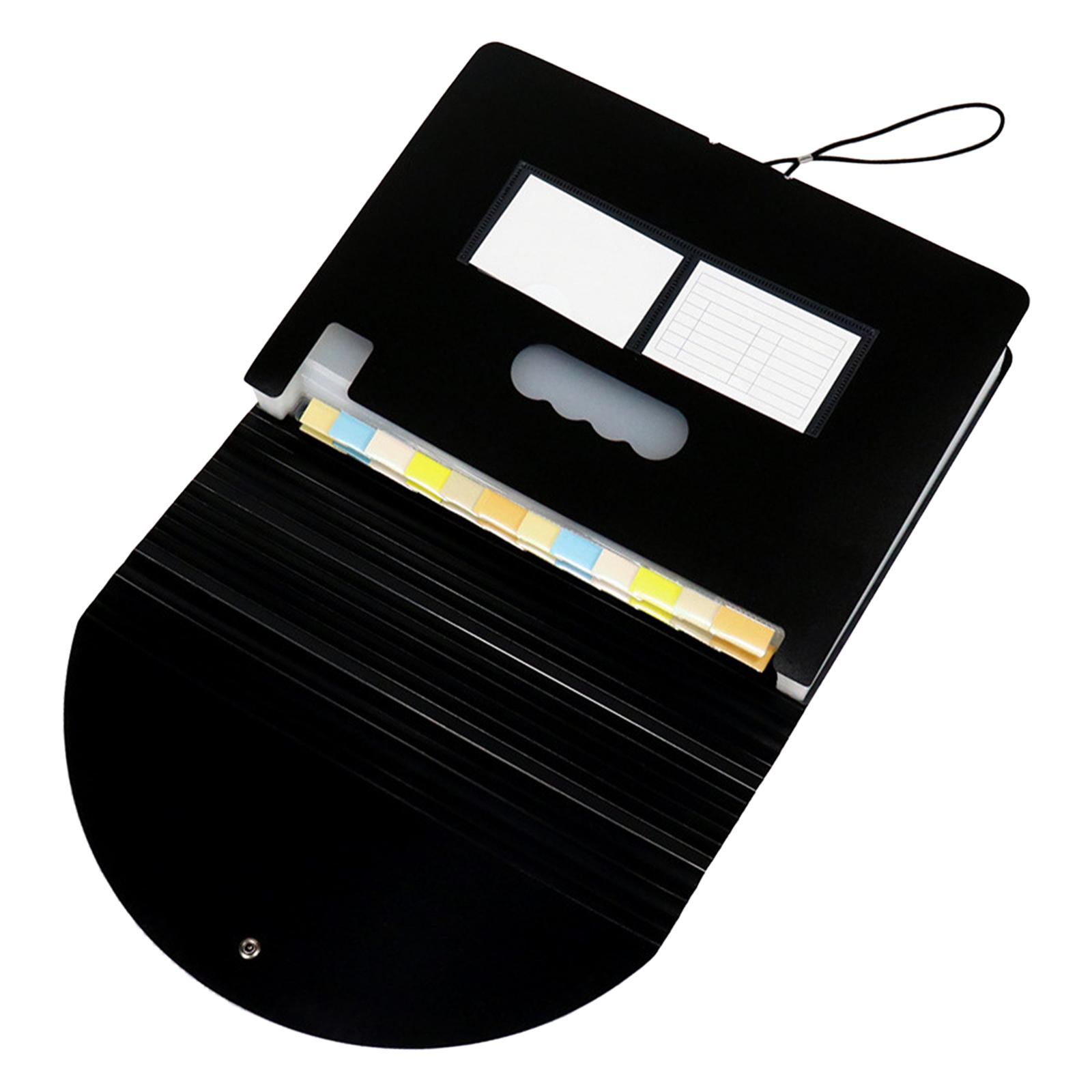 Expanding Document File Folder Organiser A4 Letters Box Paper Box Desk ...
