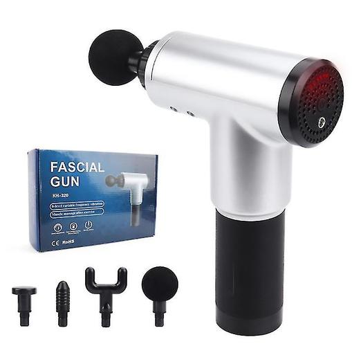 Us Plug White Electric Fascia Gun Massage Gun Muscle Relaxer Neck ...