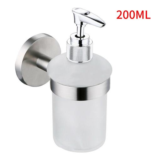 200ml Glass Soap & Lotion Dispenser For Kitchen, Refillable Liquid Pump ...