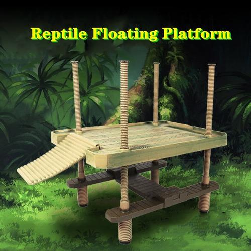 Turtle Pier Floating Basking Platform With Ramp Ladder Terrapin Dock