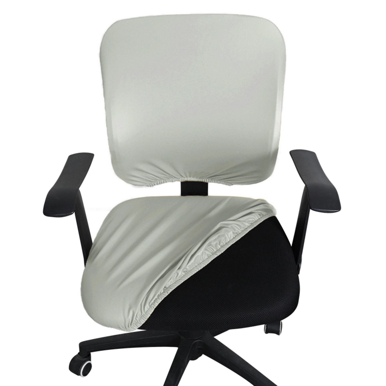 Split Office Chair Cover Washable Rotating Chair Protector Removable ...