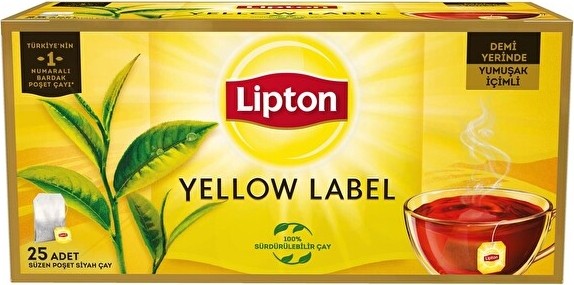 Lipton Yellow Label Glass Tea 25 Li x 12 Pieces - Hepsiburada Global