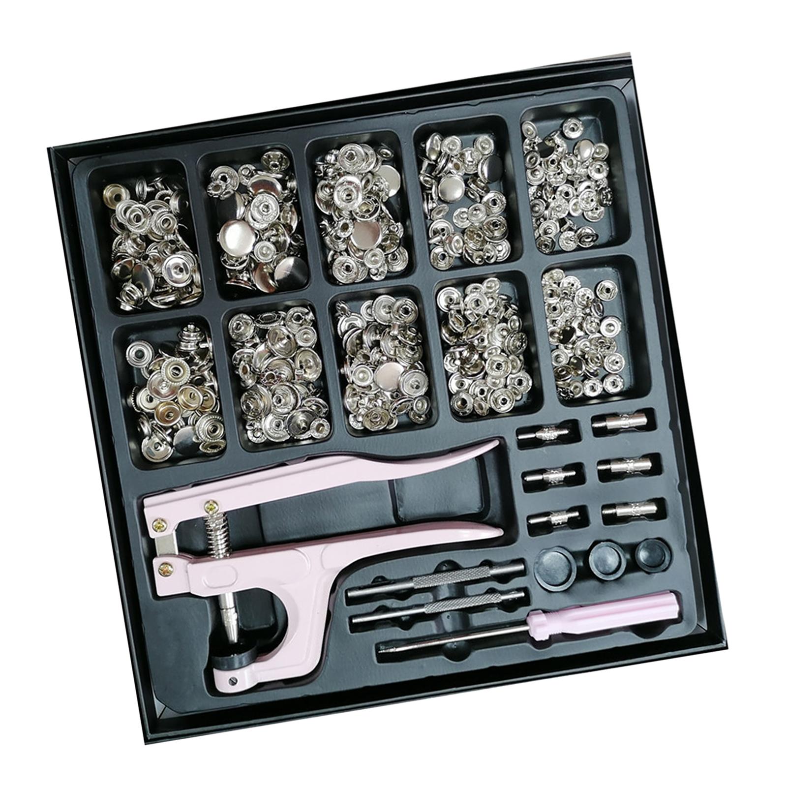 100Pcs Snap Button Copper Buttons w/ Fastener Pliers - Hepsiburada Global