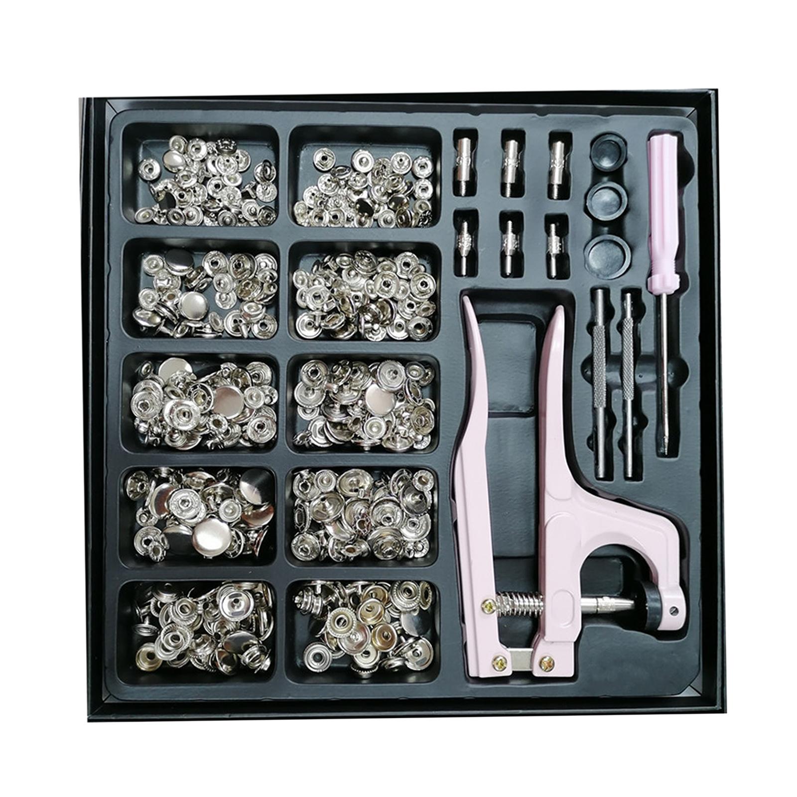 100Pcs Snap Button Copper Buttons w/ Fastener Pliers - Hepsiburada Global
