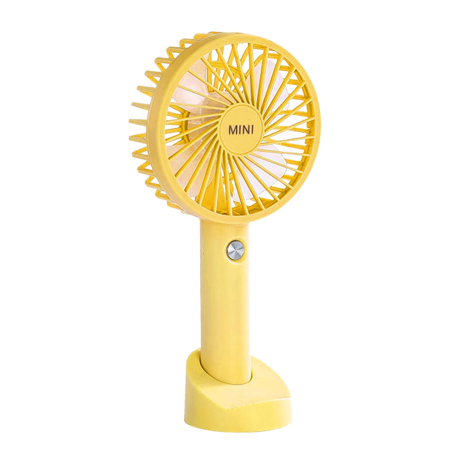 Handheld Portable Fan Pocket Fan Table Desk Fan yellow - Hepsiburada Global