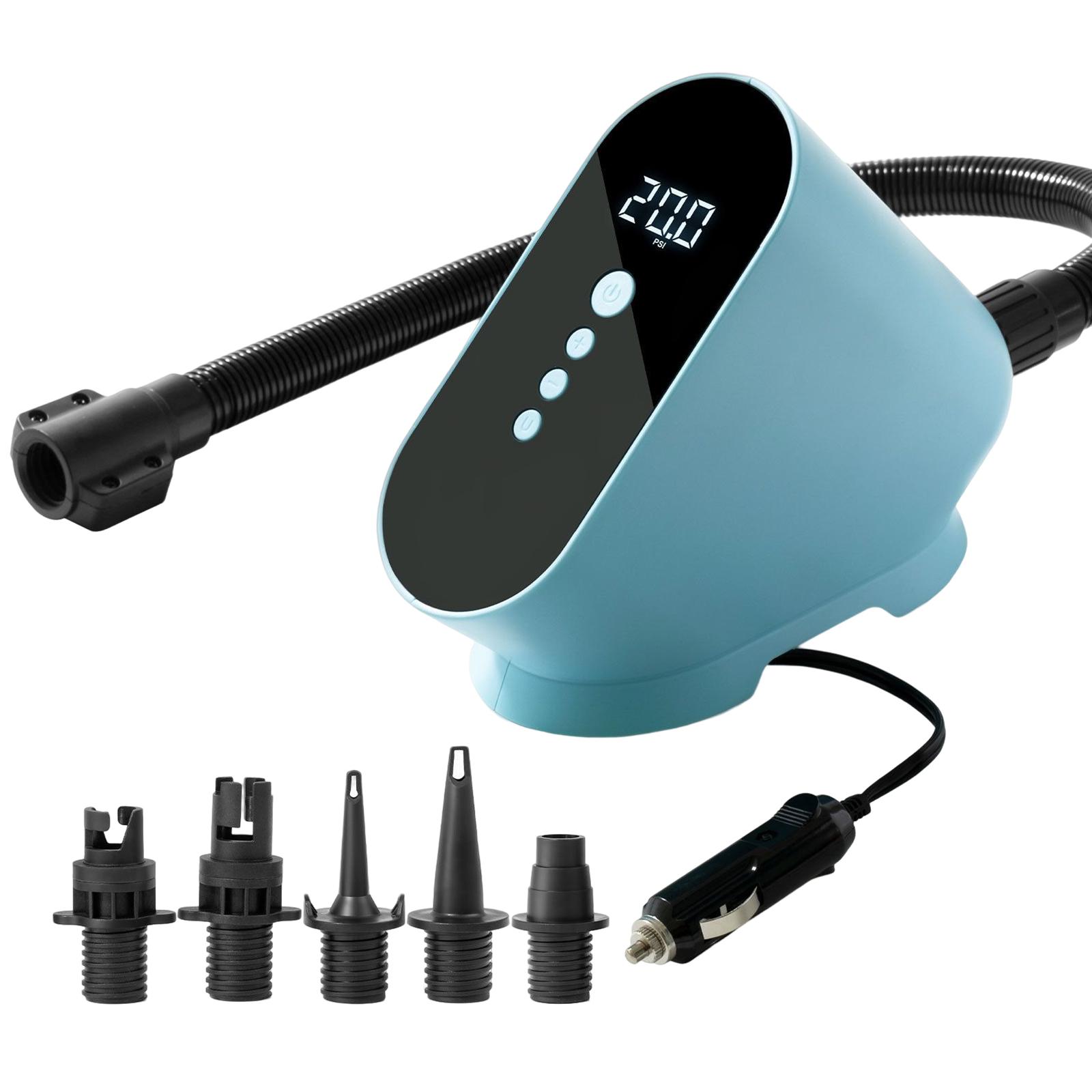 Electric Air Pump Inflator Rechargeable for Kayaks Airbed Boats ...