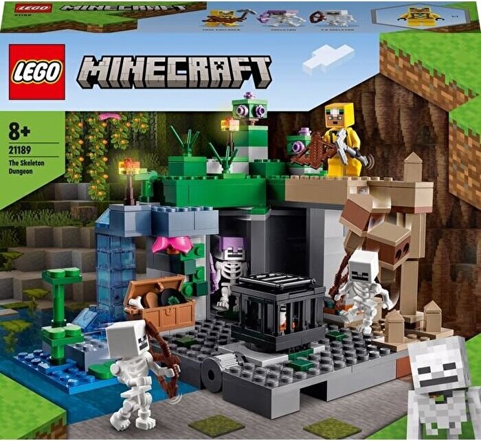 LEGO LEGO® Minecraft® Skeleton Dungeon 21189-Toy Building Set with ...