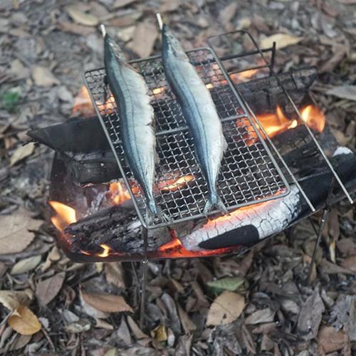 Outdoor Rack Simple Barbecue Rack Heating Steel Barbecue Rack Mini ...