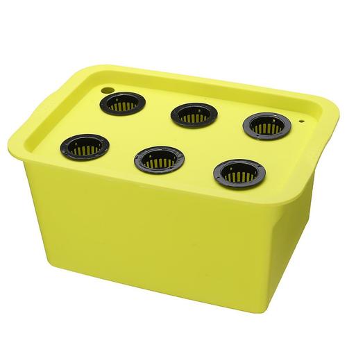 220V Hydroponic System Kit 6 Holes DWC Aerobic Soilless Cultivation ...