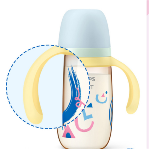 PPSU Wide Caliber Milk Bottle, Painted Weaning Magic Device, Newborn ...