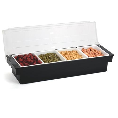 Compartment Seasoning Case,Bar Condiment Box Holder,Drinks/Fruit ...