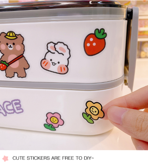 Japanese Lunch Box Container Double Layer Lunch Box Container With ...