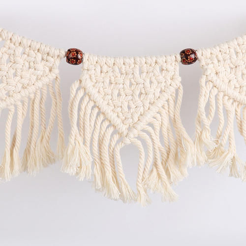 Woven Rope Wedding Tapestry Home Decoration Wall Hanging Art Tassel ...