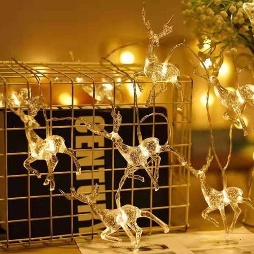 Led Sika Deer String Lights, Box Christmas Elk Garden Decoration Small ...