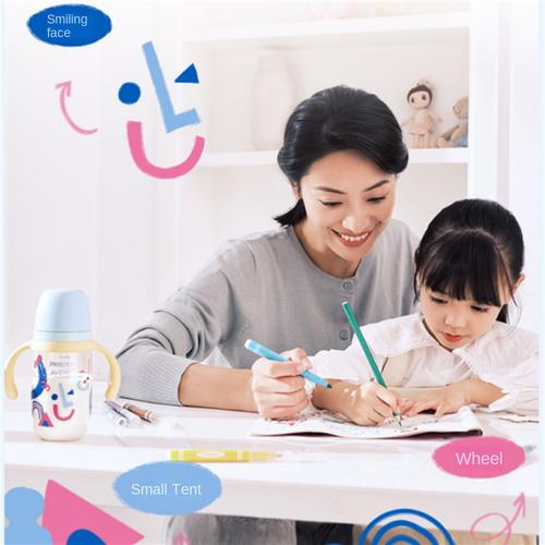 PPSU Wide Caliber Milk Bottle, Painted Weaning Magic Device, Newborn ...