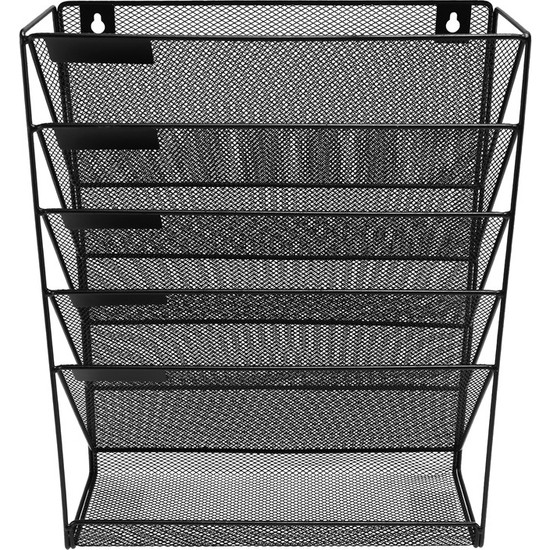 Gui xulian Metal Örgü Duvara Monte Dergi Dosya Rafı Ofis Masası 5 ...