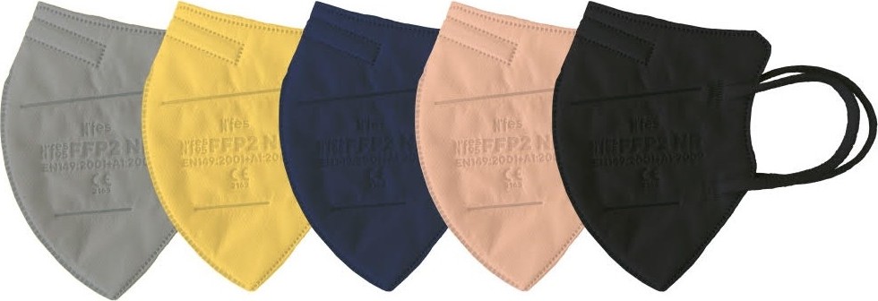 Breathable 5 Color N95 Ffp2 Child 6-14 Ages and Small Size Mask 50 pcs ...