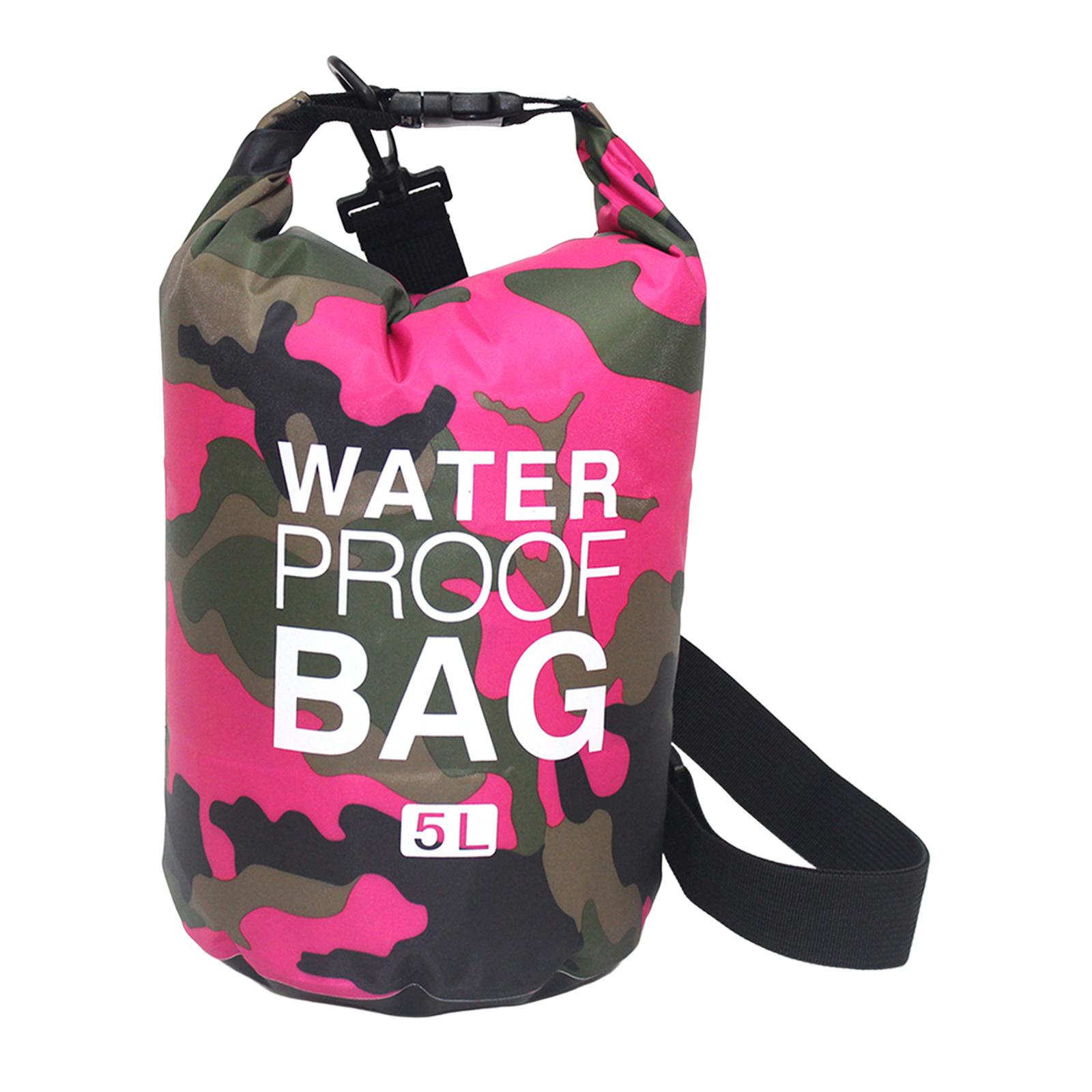 Waterproof Storage Bag Dry Bag for Beach Kayaking Fishing 5L ...