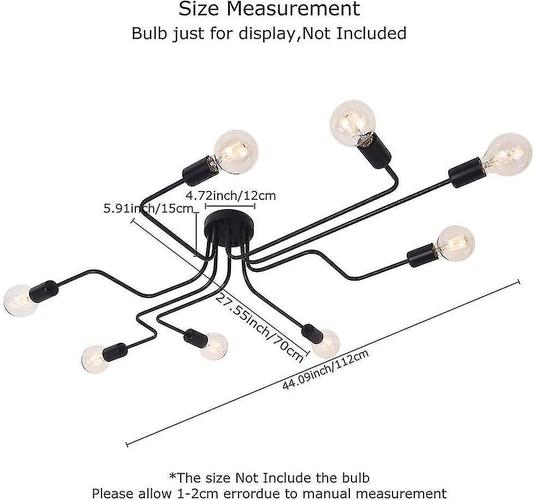 Ceiling Light Fixtures Ceiling Light Fitting 8-Light Ch Elier Lamp ...