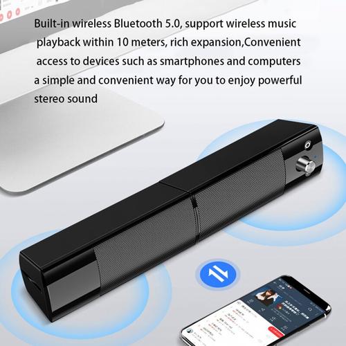 Computer Speakers Detachable Bluetooth Speaker Bar Surround Sound ...