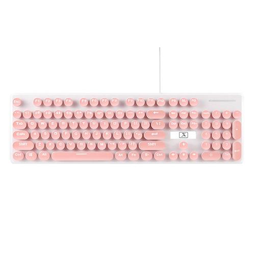 Punk real mechanical touch keyboard and mouse suit（Pink） - Hepsiburada ...