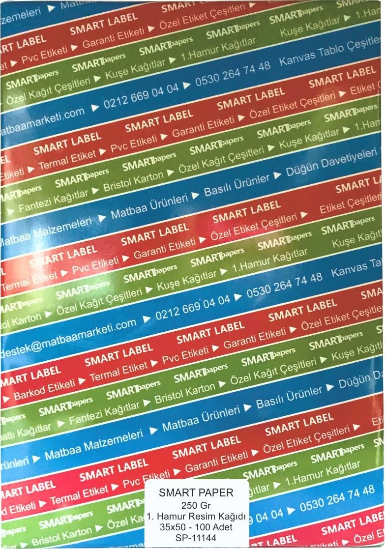 Smart Label Drawing Paper 1. Dough 35 x 50 100's 150 gr - Hepsiburada ...