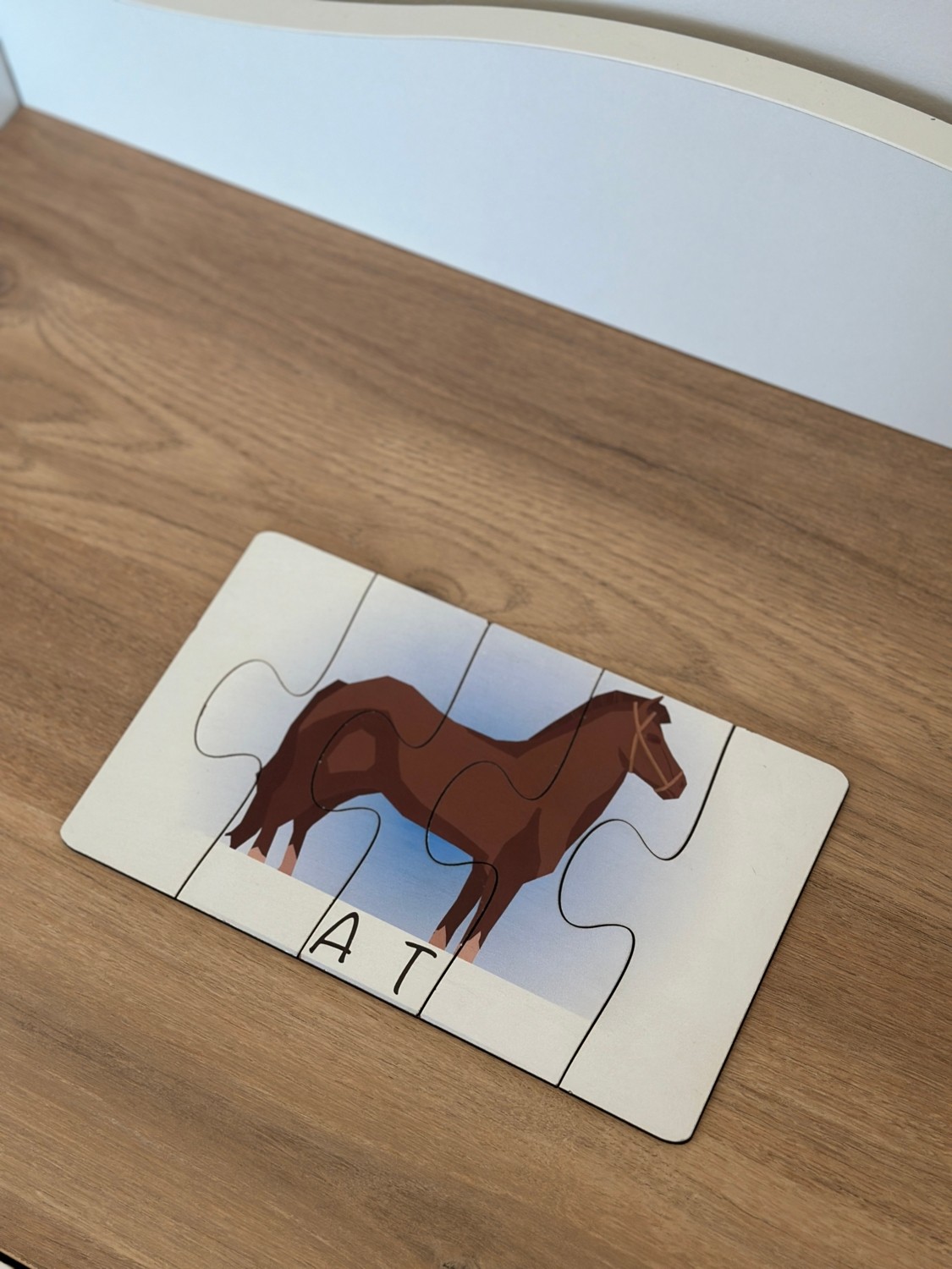 Bella Casa Kids Animals Learning Matching Puzzle Card, Puzzle ...