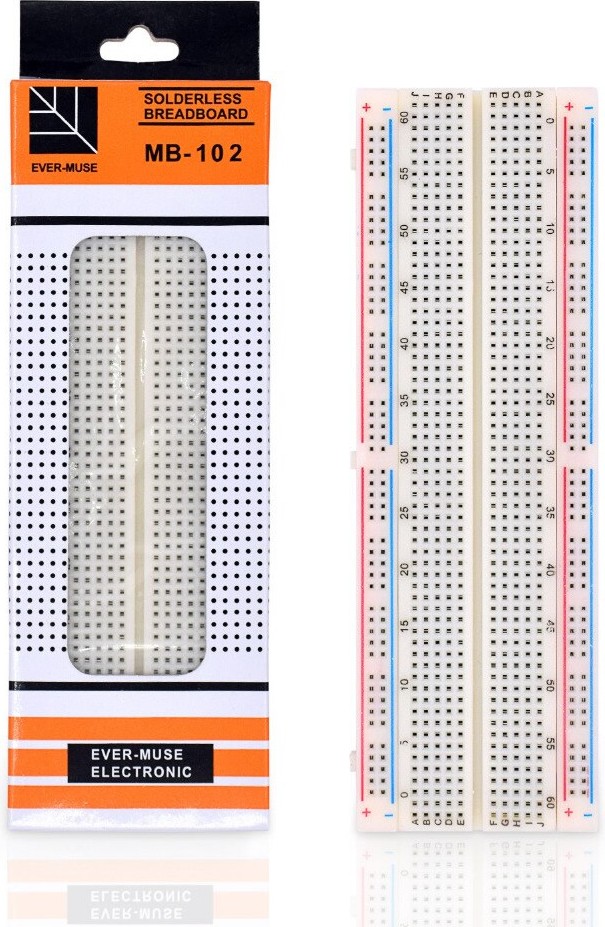 Roba Breadboard MB-102 830 Cell MB102 Large Bread Board Protoboard Prototype Electronic ...