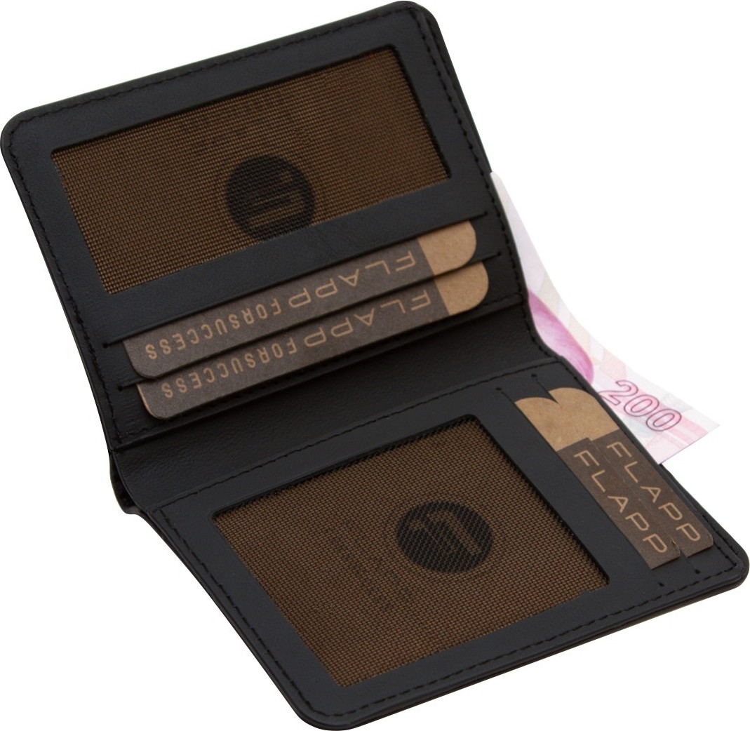 Flapp Leather RFID Protected Yellow Wallet Card Holder - Hepsiburada Global