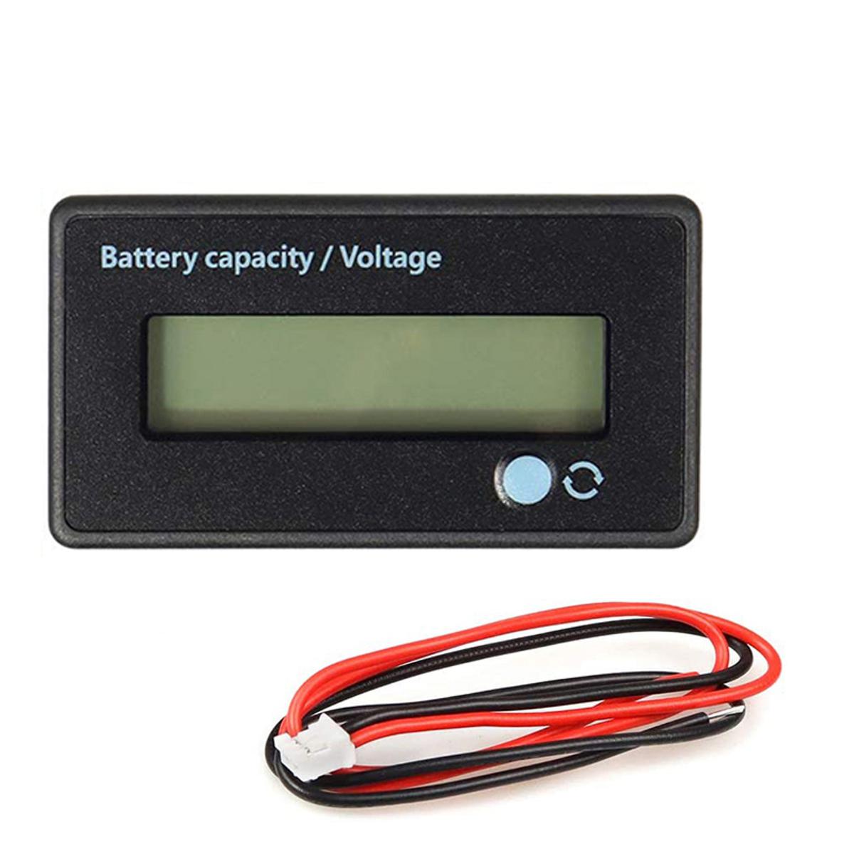 Meter Capacity Voltage Monitor, DC 12/24/36/48/60/72/84V Capacity ...