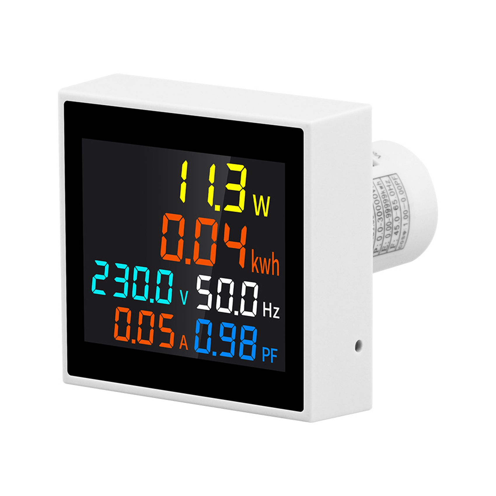 Sinotimer Ac 50 450v 50 60hz 6in1 Square Voltmeter Ammeter Ampere