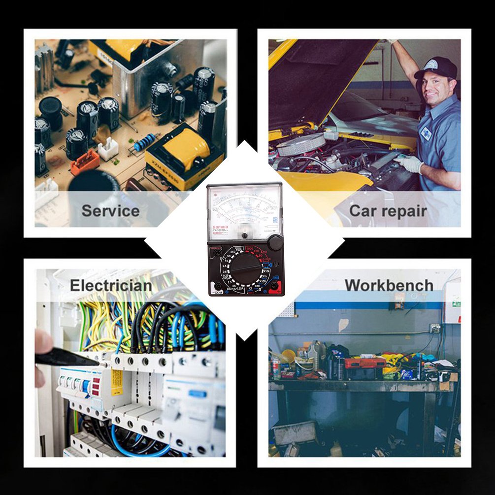 YX-360TRn og Multimeter Plastic Gauge Shell Electrical Pointer ...