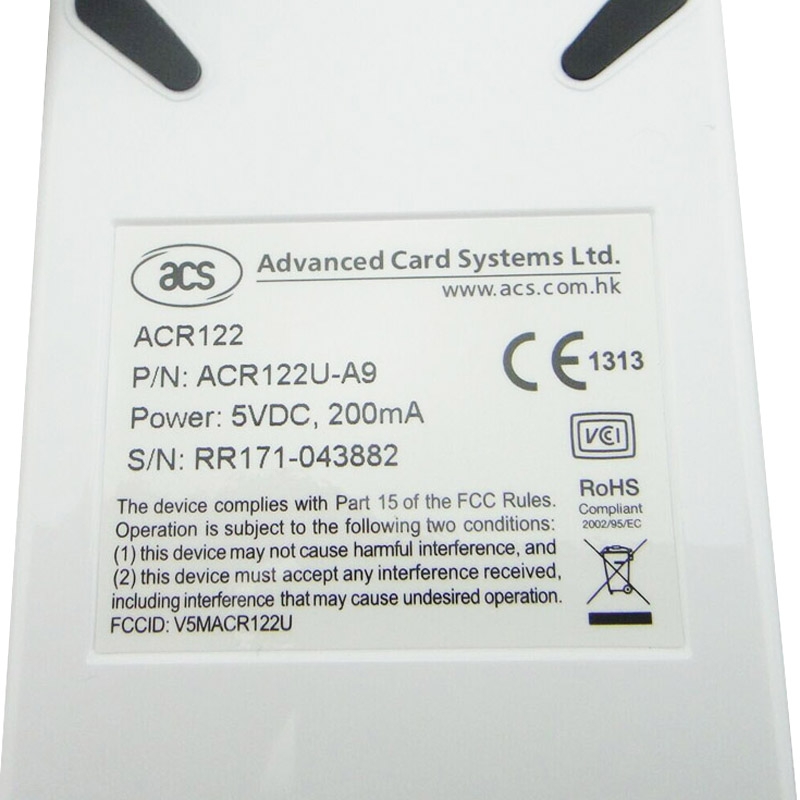 ACR122 NFC RFID USB Noncontact Smart Card Reader, Read Write Speed up ...
