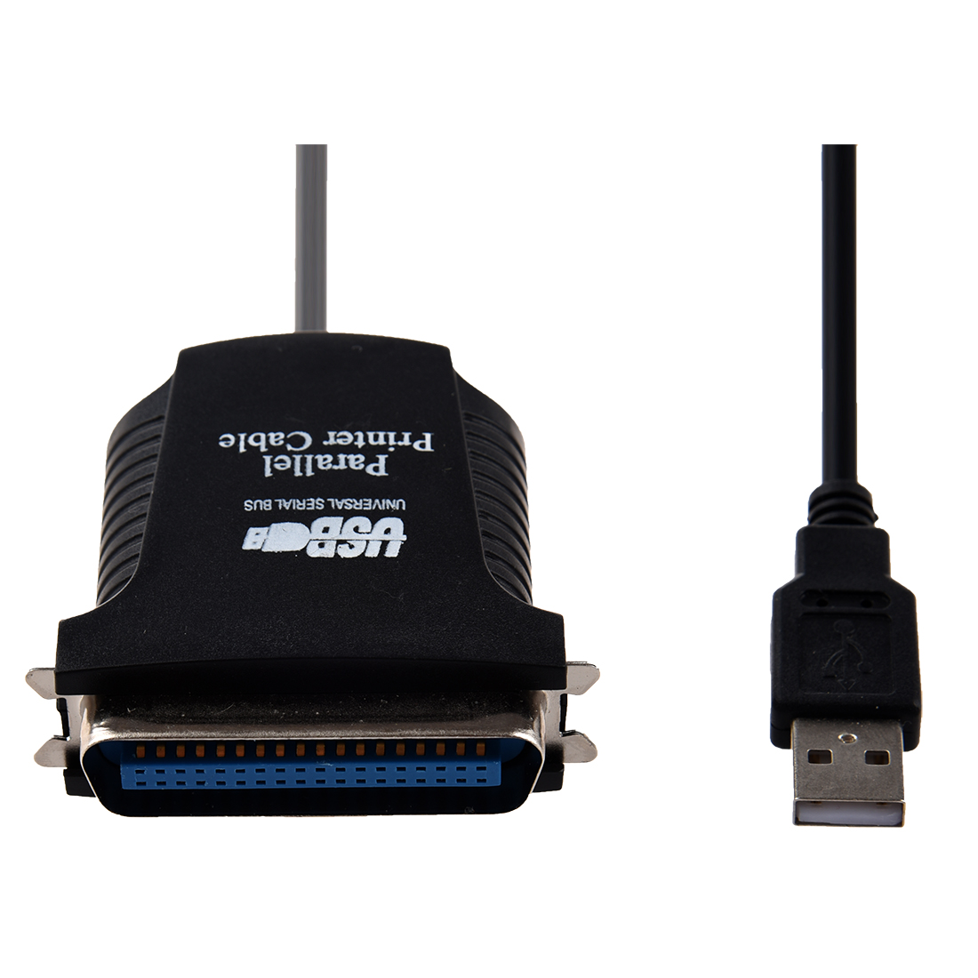 USB → printer parallel port 36pin male conversion cable Black ...