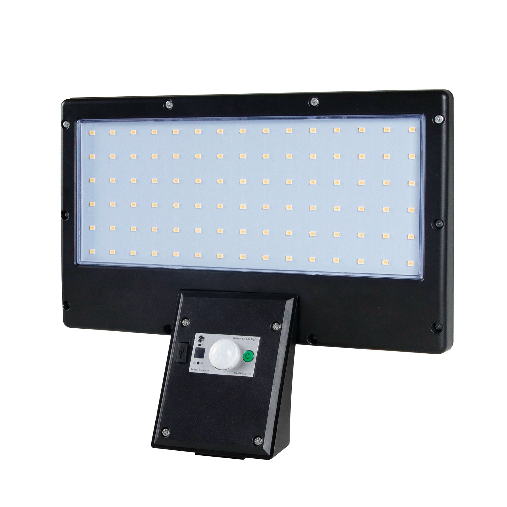 High Lumen Solar Lamp with Remote Control Outdoor Solar Light PIR ...