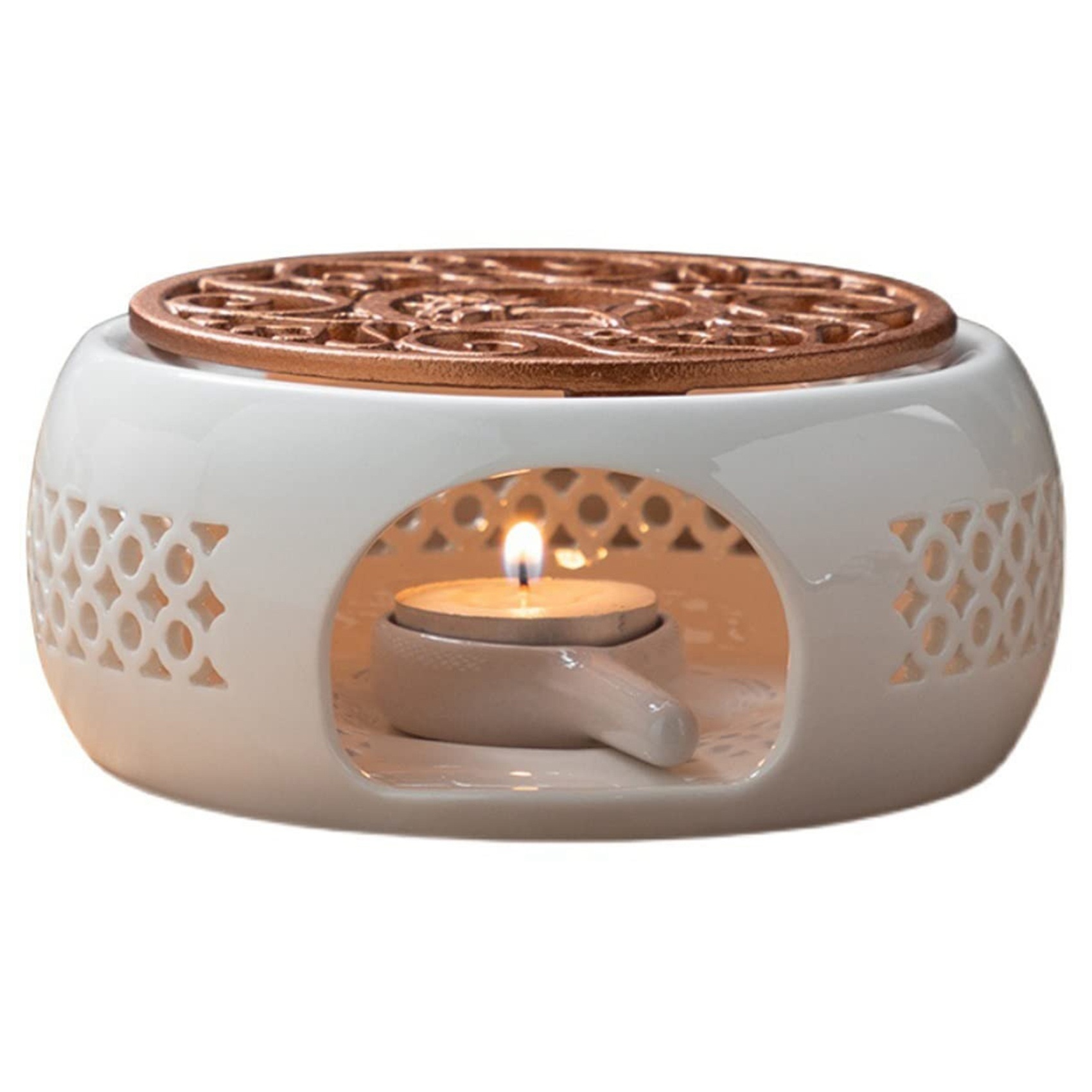 Ceramic Teapot Warmer Holder Base Tea Warmer Insulation Base Tea Coffee ...