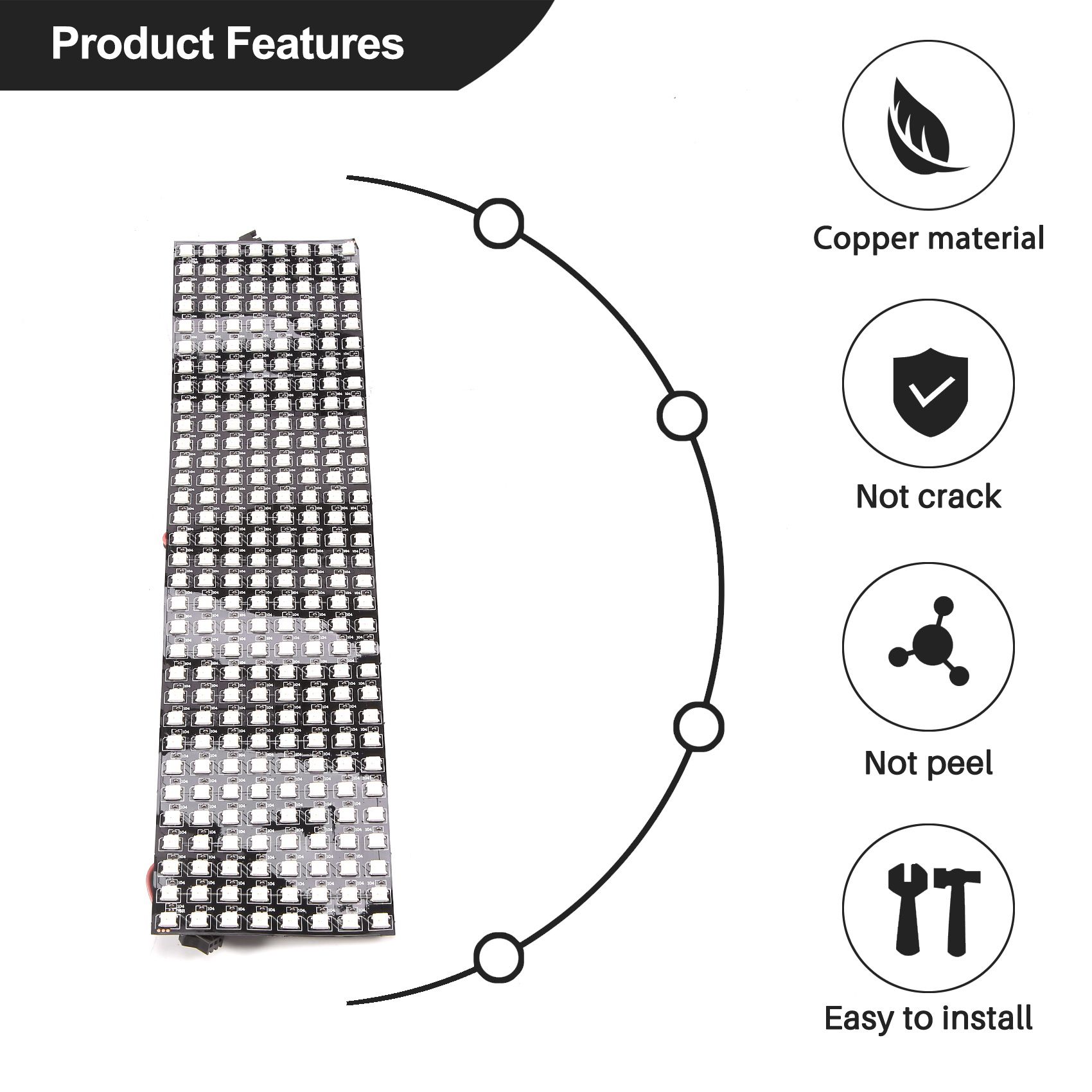 Led Matrix Panel Ws2812b Rgb 832 Pixels Digital Flexible Dot Matrix Individually Addressable