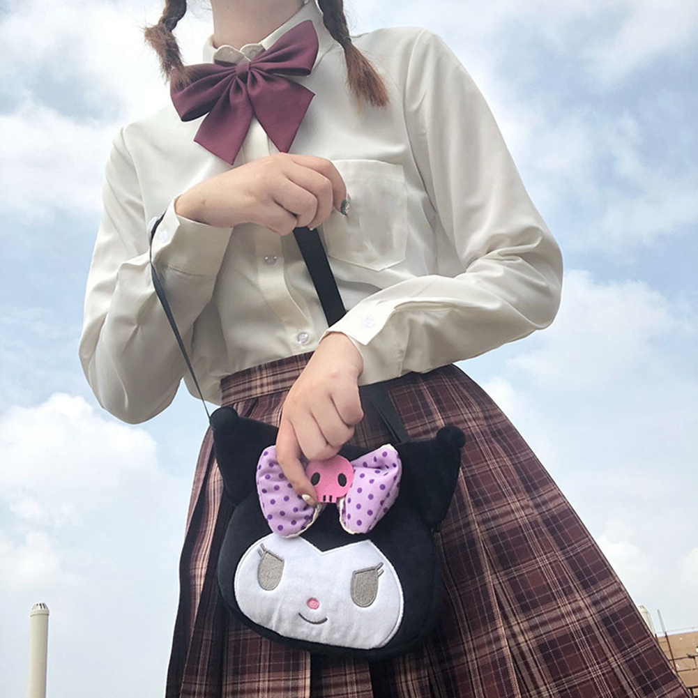 Fashion Plush Bag Toy Mini Handbag Casual Anime Shoulder Messenger Bag ...