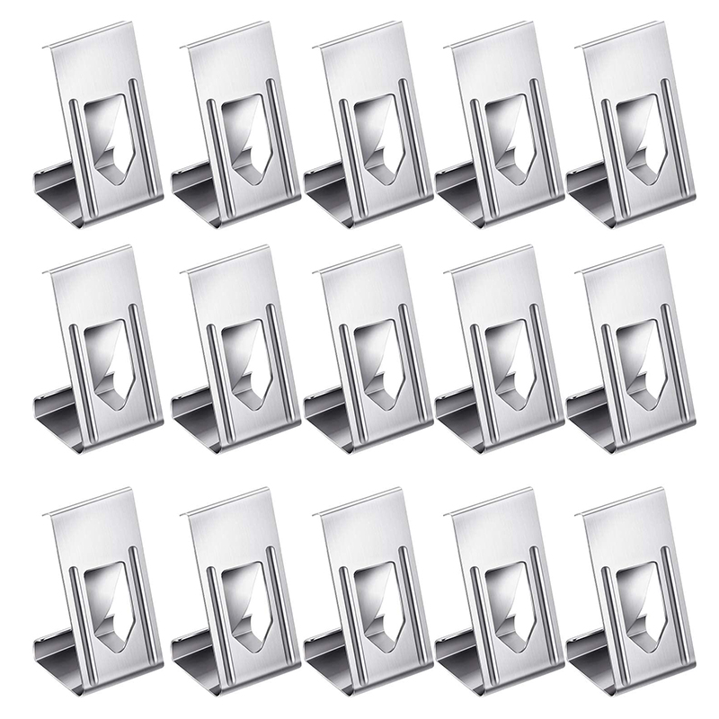 200 Pcs Picture Frame Hanger Clips Metal Spring Turn Clip Hanger 3D ...