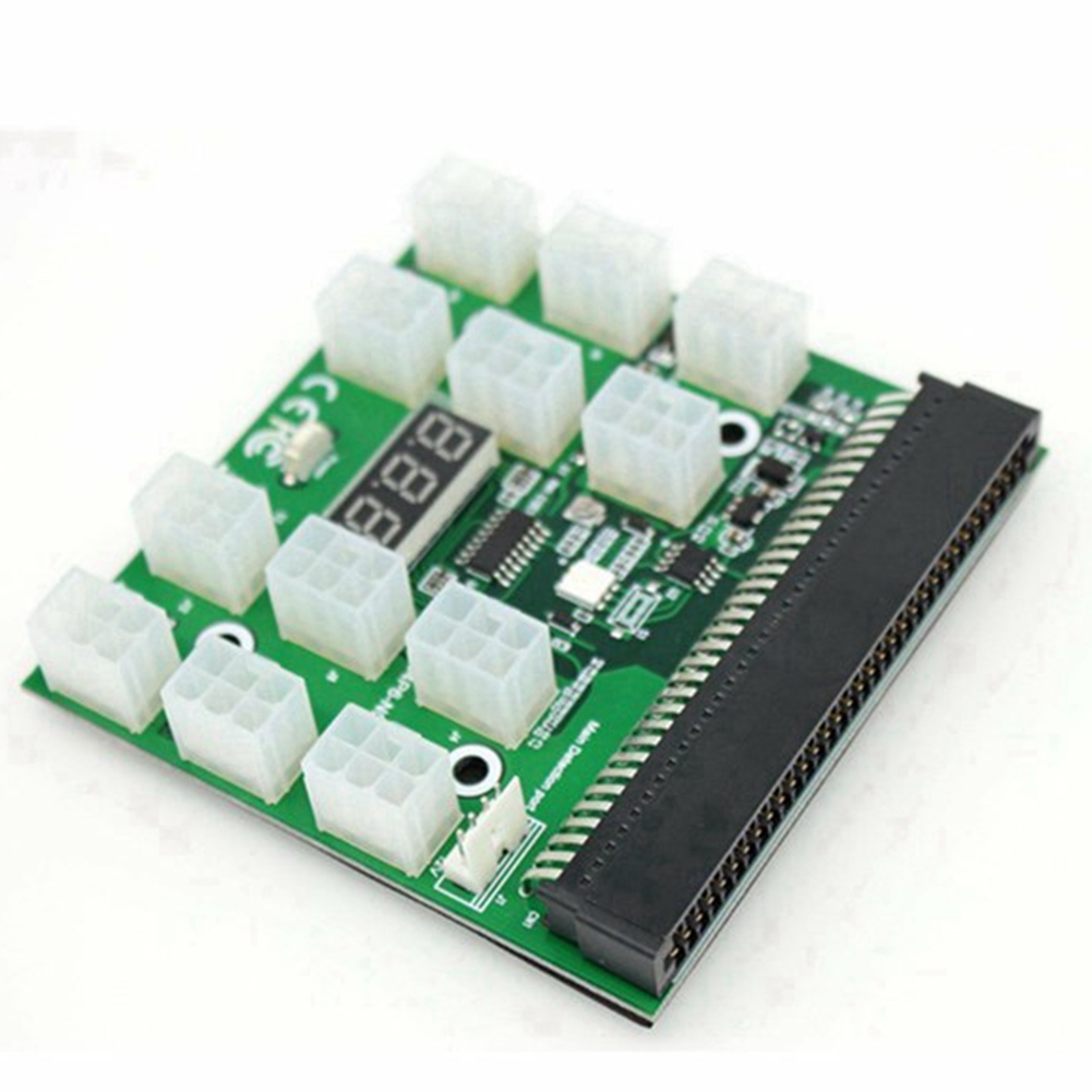 17 Pcs 6Pin to 8Pin Btc Mining Power Cords Power Module Breakout Board ...