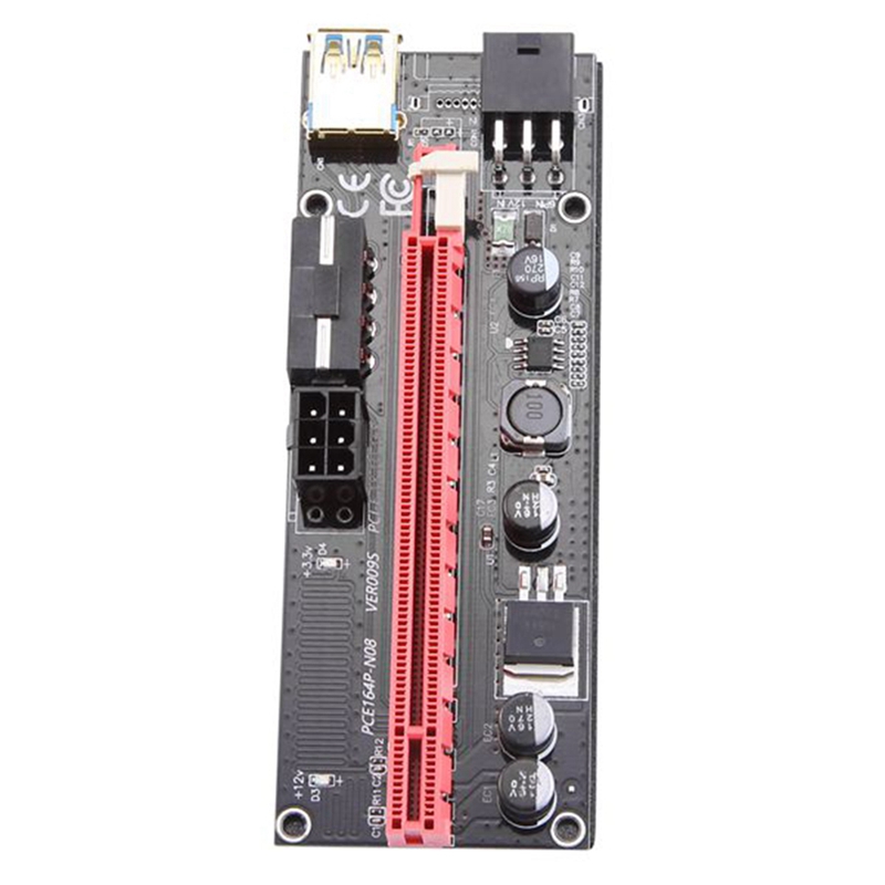 60Cm 16A Power Supply Ver009S Pci-E Riser Card Pcie 1X To 16X Cable - Hepsiburada Global
