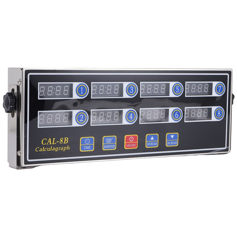 CAL-8B Portable Calculagraph, 8 Channel Digital Timer, Kitchen Cooking ...