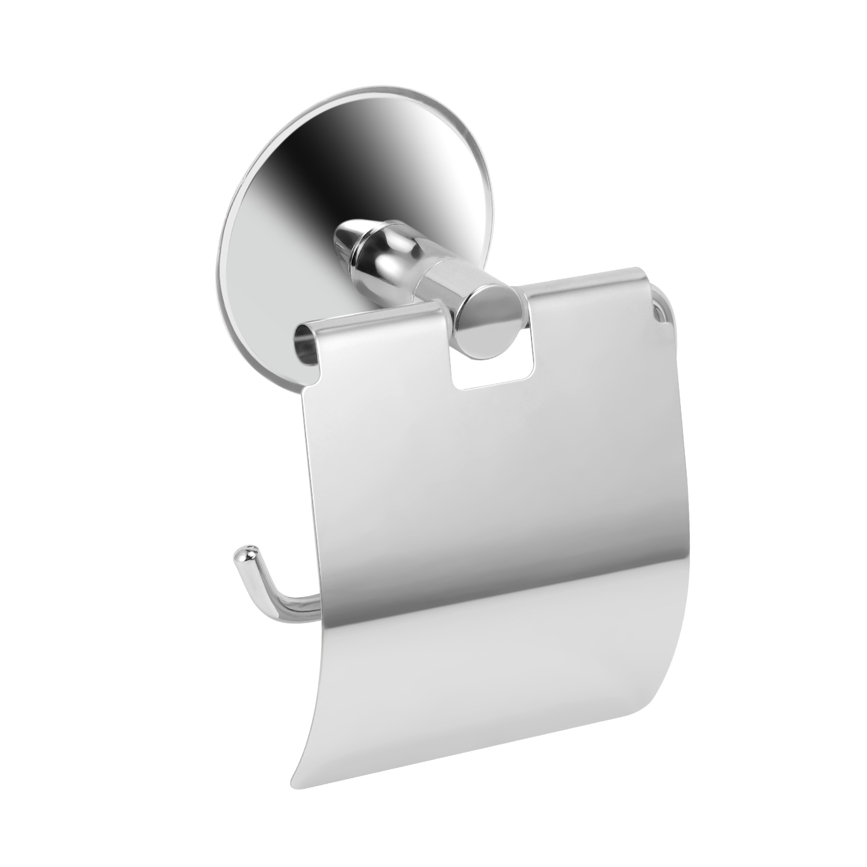 Stainless Steel Toilet Paper Holder Heavy Duty Suction Wall Mount