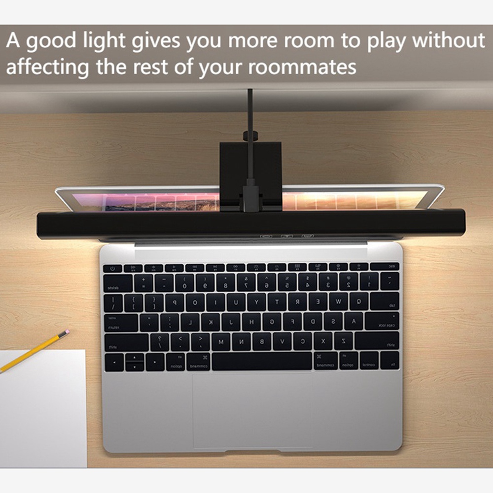 Laptop Monitor Light USB E-Reading LED Work 3 Adjustable Color ...